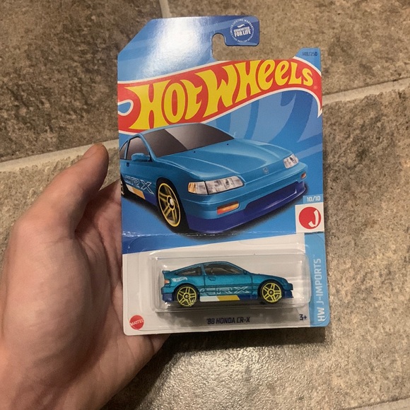 Mattel | Toys | 223 Hot Wheels 88 Honda Crx Hw Jimports 0 Blue Car 164 ...